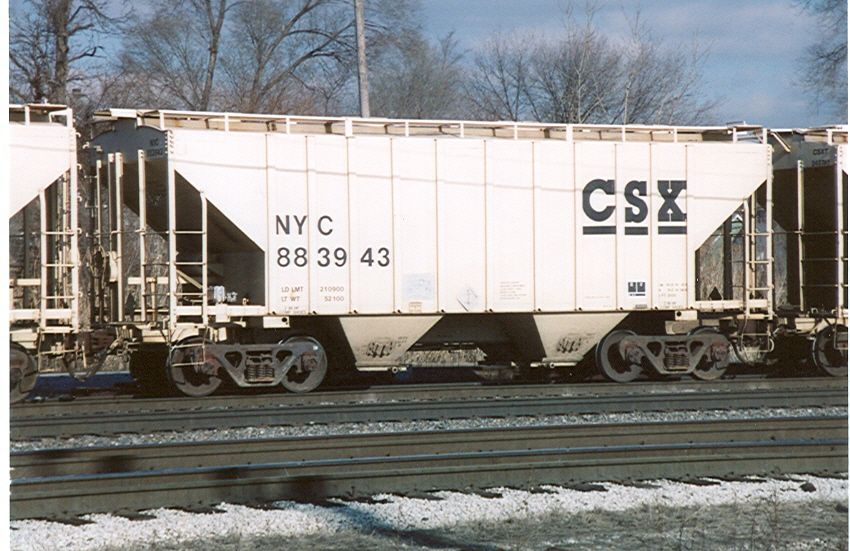 CSX-NYC 2-bay PS Covered hopper